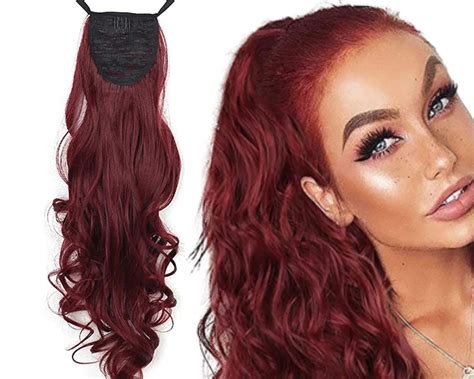 High Quality Hair Extensions Made Of Wine Curly Long 100 Virgin Human Hair
