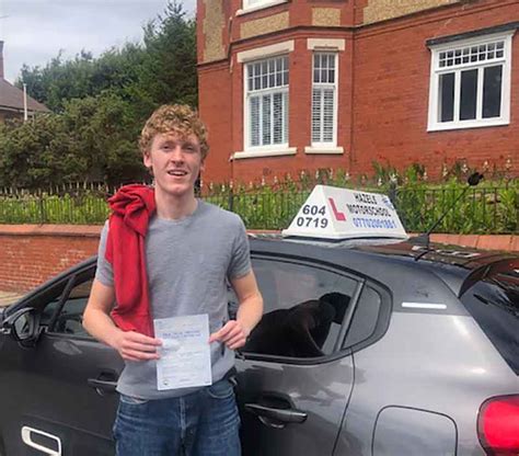 A First Time Pass For Oliver Davies Hazels Motorschool