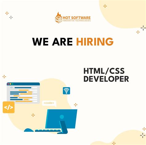 hot software on linkedin hiring html css developer webdevelopment