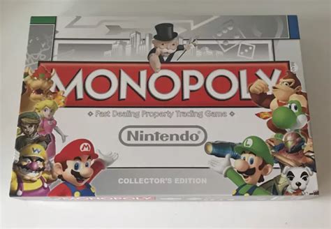 Nintendo Collectors Edition Monopoly Board Game Mario Zelda Uk L2 £21