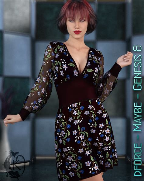 Dforce Maybe Genesis 8 3D Figure Assets Kaleya