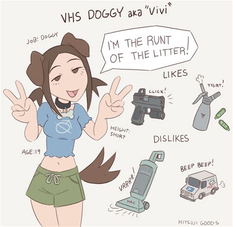 Vhs Doggy Info Sheet By Hitsujigoods From Patreon Kemono