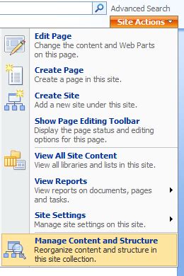 How To Add A Link To SharePoint Site Actions Menu SharePoint Diary