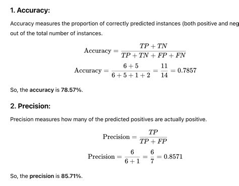 Python Calculate Accuracy Recall Precision And Balanced Accuracy