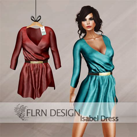 Second Life Marketplace Isabel Dress Red