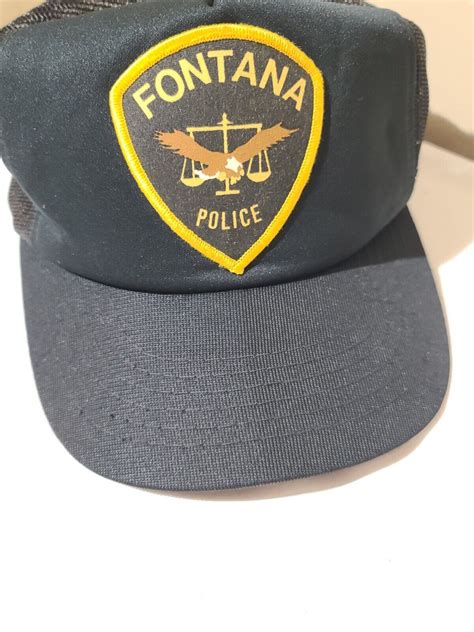 Vintage City Of Fontana Police Department California Gem