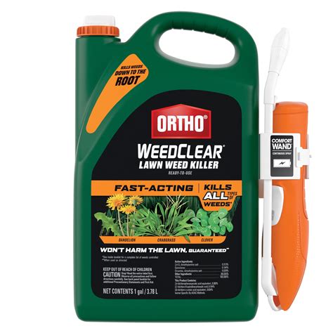 Ortho Weedclear Lawn Weed Killer Ready To Use With Comfort Wand 1 Gal