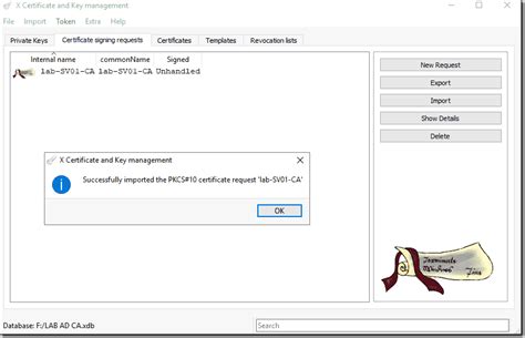 Use Openssl Based Software Xca As Offline Root Certificate Authority