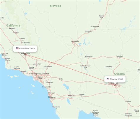 Flights From Bakersfield To Phoenix Bfl To Phx Airlines And Best