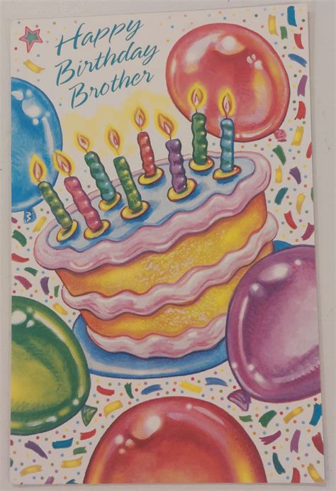 Happy Birthday Brother Cards