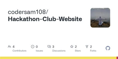 Github Codersam108hackathon Club Website