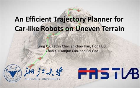 An Efficient Trajectory Planner For Car Like Robots On Uneven Terrain
