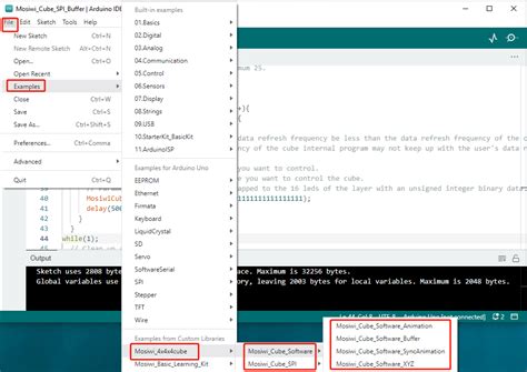Arduinotutorial — Mosiwi Wiki Subproject V10 Documentation