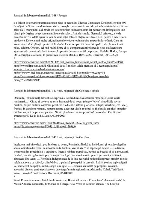 Calaméo Romanii In Laboratorul Mondial 148 Pacepa