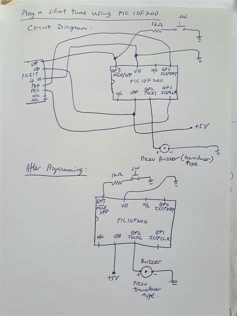 Playing A Short Music Tune With Pic10f200 Microcontroller Welcomeenjoy Coding Electronics