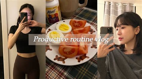 Vlog 새벽기상 브이로그 집에 가만히 못있는 집순이 아침공복운동 동기부여 유지어터 Youtube