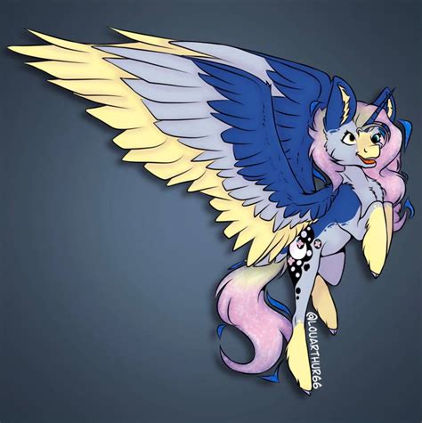 Princess Luna Derpy Fluttershy By Louarthur8 On Deviantart