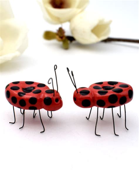 Love Bug Red Lava Ceramics The White Sail Gallery