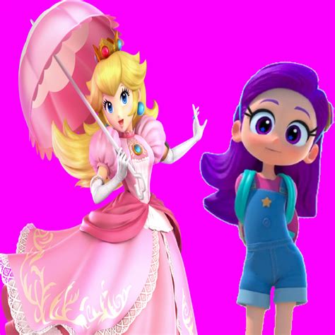 Princess Peach And Purple Crossover Wallpaper By Mizit On Deviantart