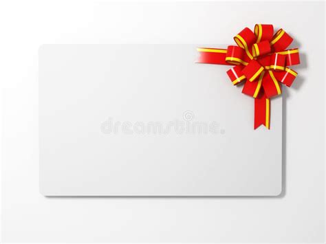 Tarjeta En Blanco Del Regalo Stock de ilustración Ilustración de blanco saludo
