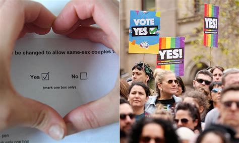 92 Million Australians Vote In Same Sex Marriage Survey Daily Mail