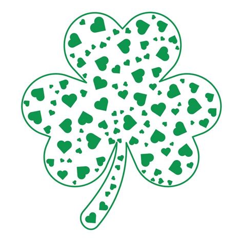 Premium Vector Lucky Shamrock Design Lucky And Blessed Shamrock Love