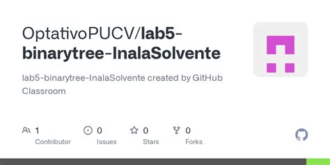 Github Optativopucvlab5 Binarytree Inalasolvente Lab5 Binarytree Inalasolvente Created By