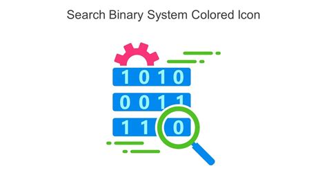 Search Binary System Colored Icon In Powerpoint Pptx Png And Editable