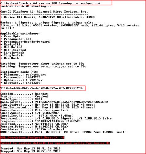 Pentesting Hash Cracking