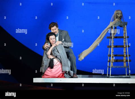 Bregenz Austria 17th July 2015 Italian Tenor Riccardo Massi Plays
