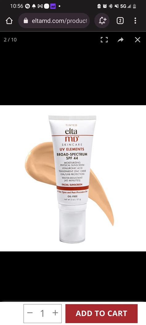 Eltamd Uv Daily Vs Uv Elements Tinted For Dry Skin Rskincare