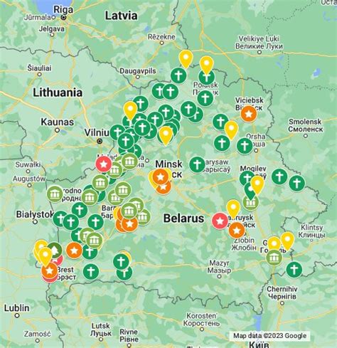 Карта достопримечательностей от Куфара - Google My Maps