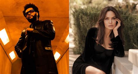 Angelina Jolie Y The Weeknd Son Captados Cenando Juntos