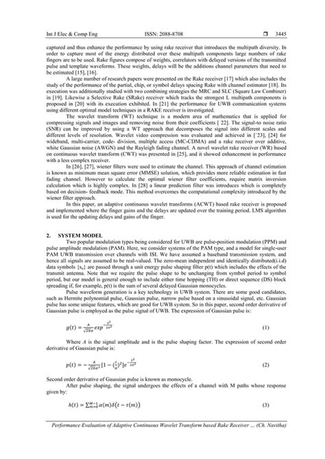 performance evaluation of adaptive continuous wavelet transform based