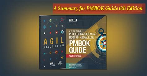 PMBOK Guide Sixth Edition Summarized PDF