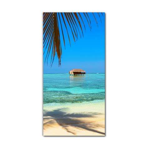 Foto Obraz Szklany Do Salonu 60x120 Malediwy Ocean Cena Opinie