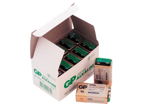 GP Batteri Super Alkaline 1604A/ 6LF22 9V, 10 stk | Model 1604A