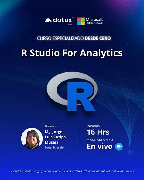 Datux Powerbi Cursos Sql Python Excel R Promoción Convocatoria