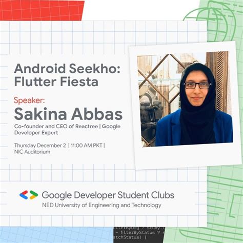 Sakina Abbas On Linkedin Flutter Flutterappdevelopment Gdsc Training