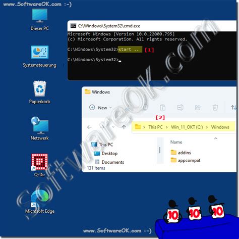 open explorer in current command prompt directory