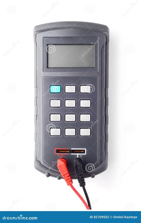 Digital Handheld LCR Meter Isolated On White Stock Photo Image Of Electrician Appliance
