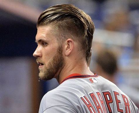 Bryce Harper Hair Baseball Haircuts Bryce Harper Haircut