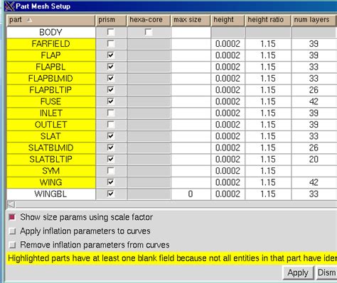 3 Icem Cfd Prism Layer Parameters Download Scientific Diagram