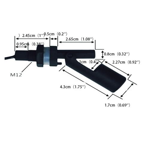 Side Mount Horizontal Water Level Sensor Sensing Liquid Float Switch