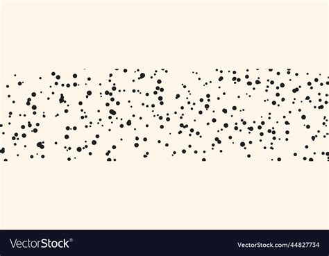 Spots Pattern On Nude Background Horizontal Vector Image