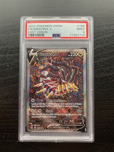 Mavin 2022 Pokemon Lost Origin Giratina V Full Alternate Alt Art 186196 Psa 9 Mint