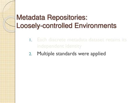 PPT Quality Enhancement In Metadata Repositories PowerPoint