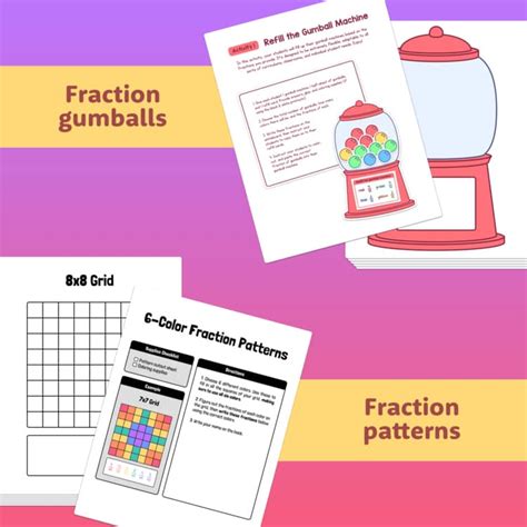 Fraction Crafts Easy And Fun Activities Centers For Teaching