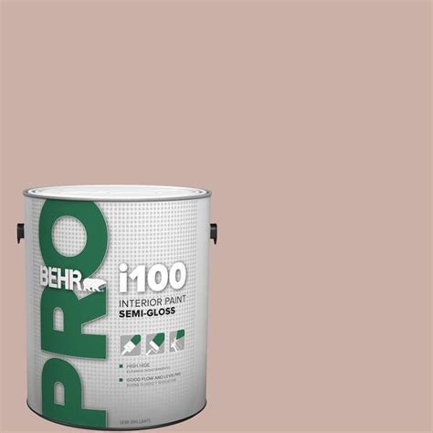 BEHR PRO 1 Gal HDC CT 07A Vintage Tea Rose Semi Gloss Interior Paint