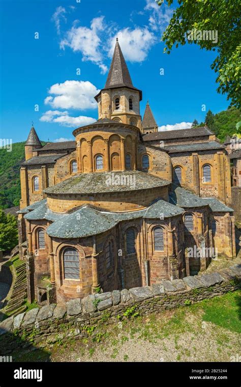 France Conques Abbey Church Of Sainte Foy Stock Photo Alamy
